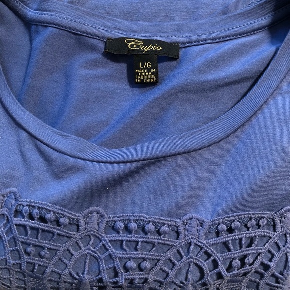 Cupio | Tops | Cupio Crochet Top | Poshmark